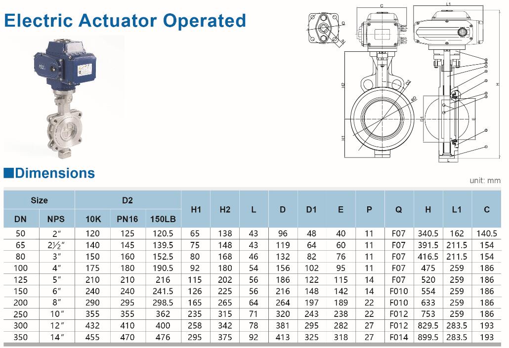 Butterfly Valve Dimensions Pdf Butterfly Wafer Actuator Dn150 Supplier