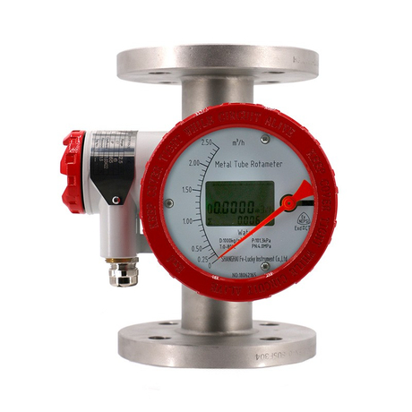 LCD Intelligent Display +/-1.5% Tolerance Metal Float Flowmeter - Buy ...